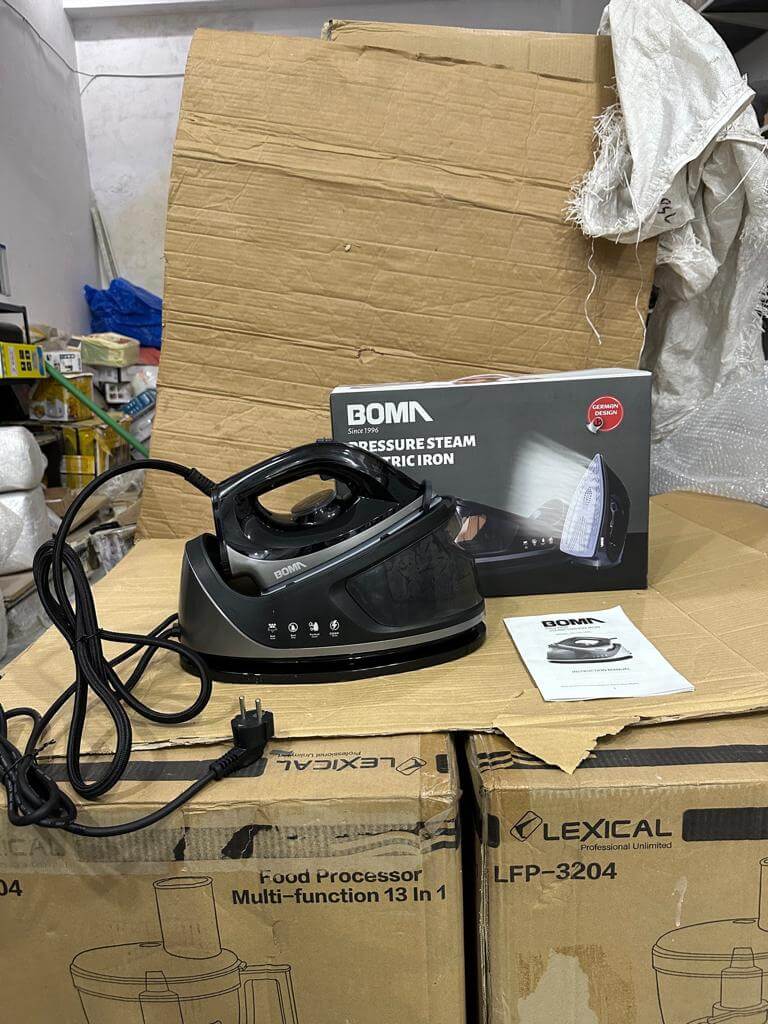 GERMAN BOMA pressure steam electric iron – Dubai Imports